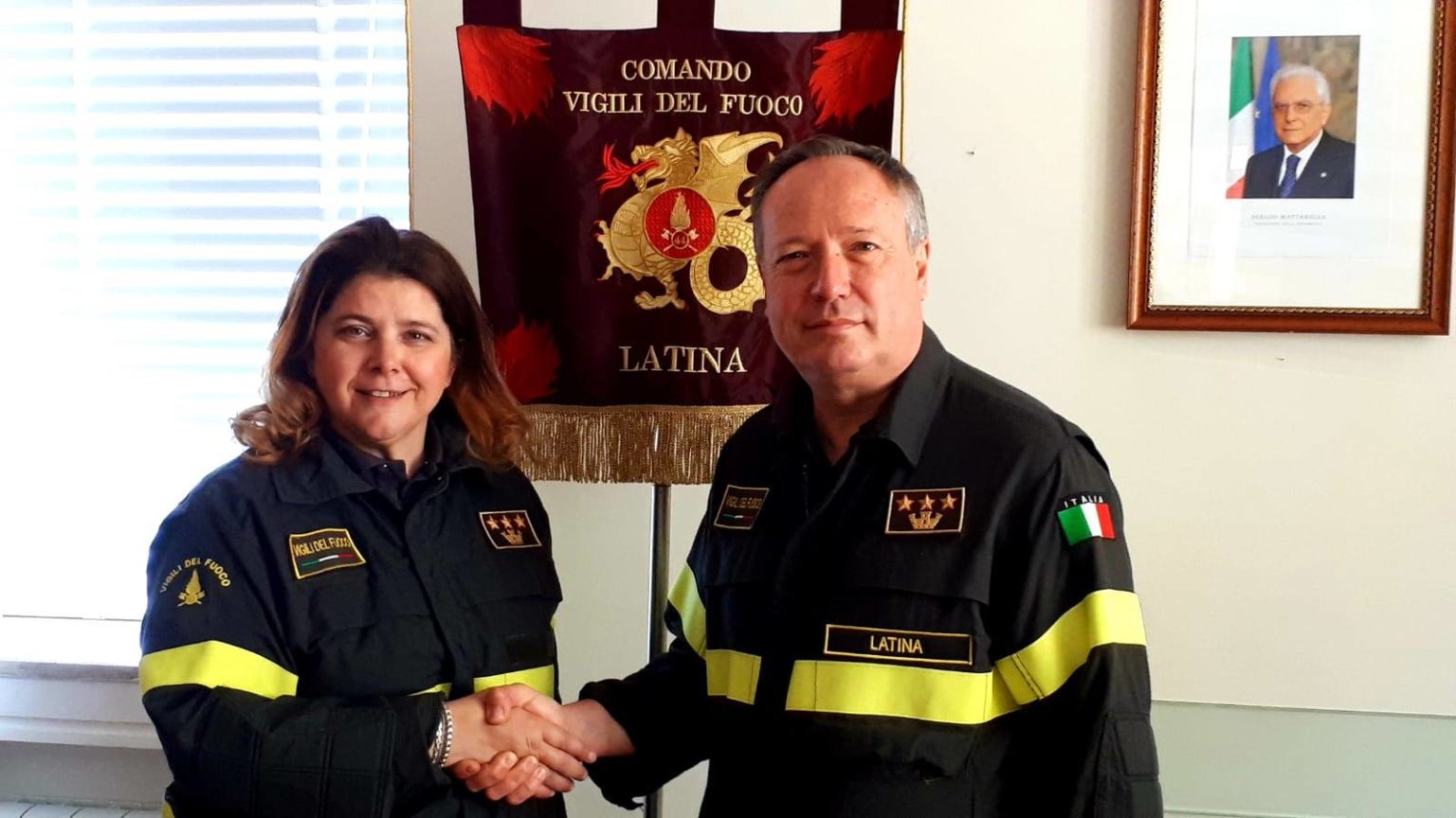 Vigili del fuoco, cambio della guardia al Comando Provinciale di Latina ...